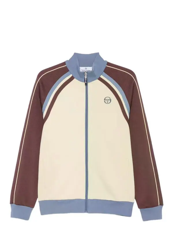 SERGIO TACCHINI Ghibli Logo-embroidered Track Jacket - Neutrals
