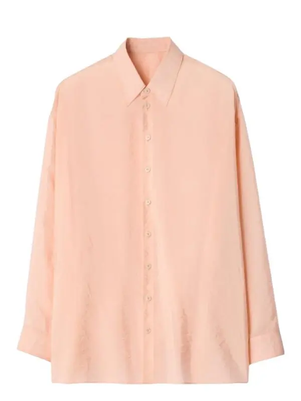 LEMAIRE Drape Shirt In Shiny Cupro - Gloss
