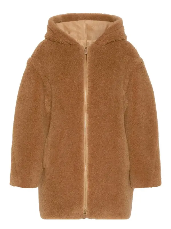 Max Mara Teddy Fabric Coat - Camel