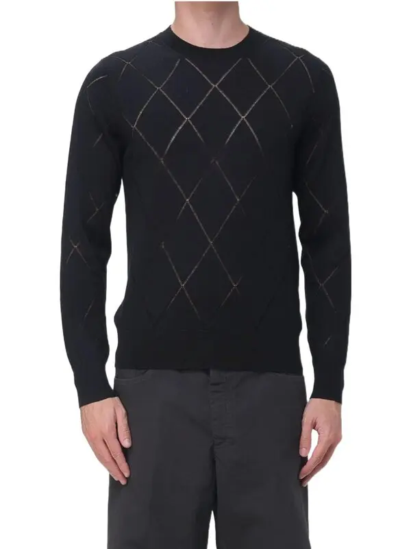 Dries Van Noten Slim-fit Cutout Round Neck Pullover - No