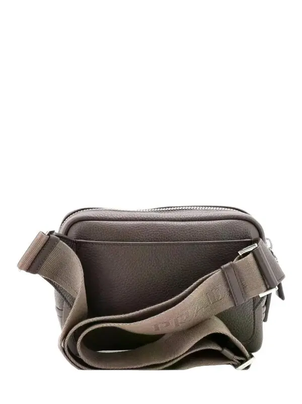 Prada Zip Waist Bag Vitello Daino Shoulder Bag - Grey