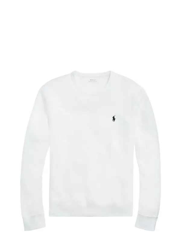 Polo Ralph Lauren Logo-embroidered Crew-neck Sweatshirt - White