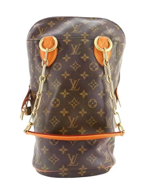 LOUIS VUITTON Karl Lagerfeld Punching Bag Monogram Canvas Baby Shoulder Bag - Brown