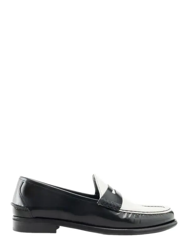 Lottusse 1877 Lara Two-tone Loafers - Black