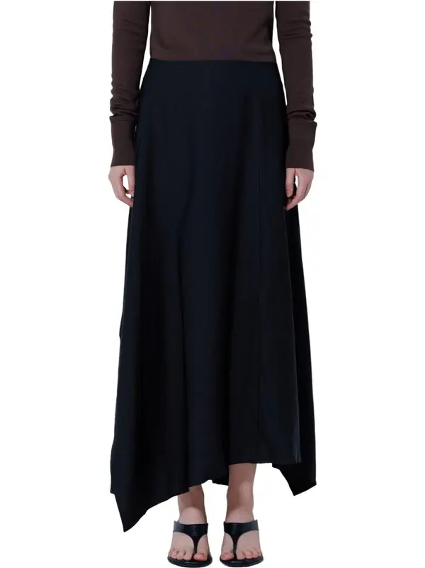 Studio Nicholson Asymmetrical Skirt - Black