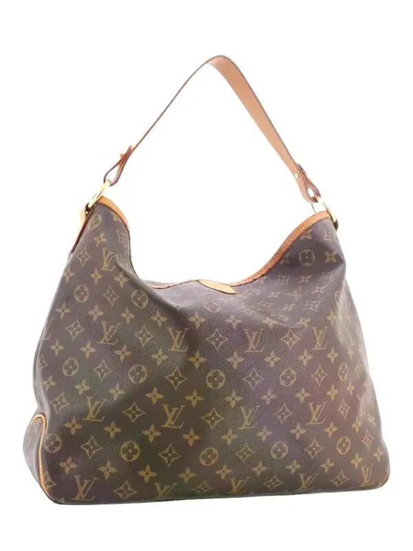 LOUIS VUITTON Delightful Handbag Monogram Canvas Mm Shoulder Bag - Brown