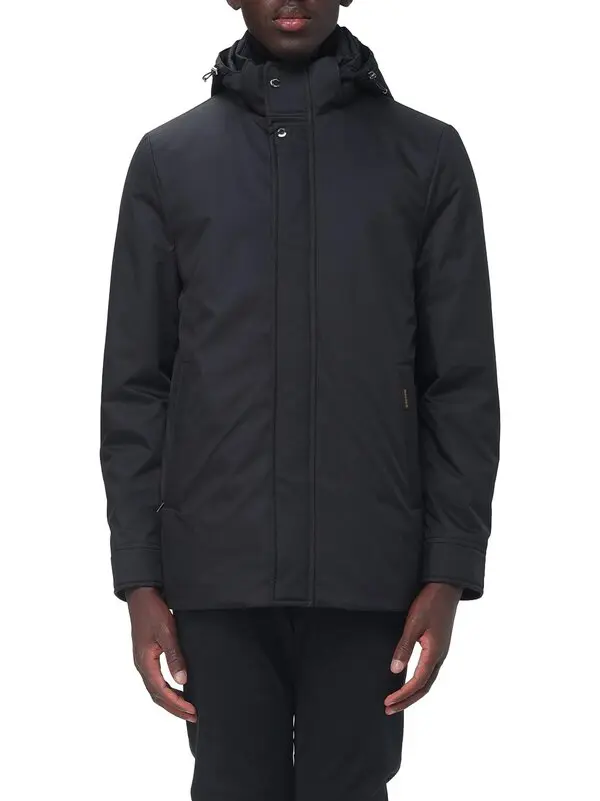 MOORER Petrini Padded And Windproof Parka With Adjustable Hood - Black