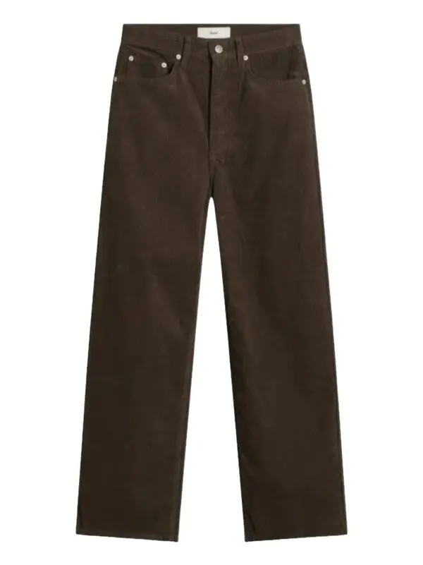DUNST 90s Wide Corduroy Pants - Brown