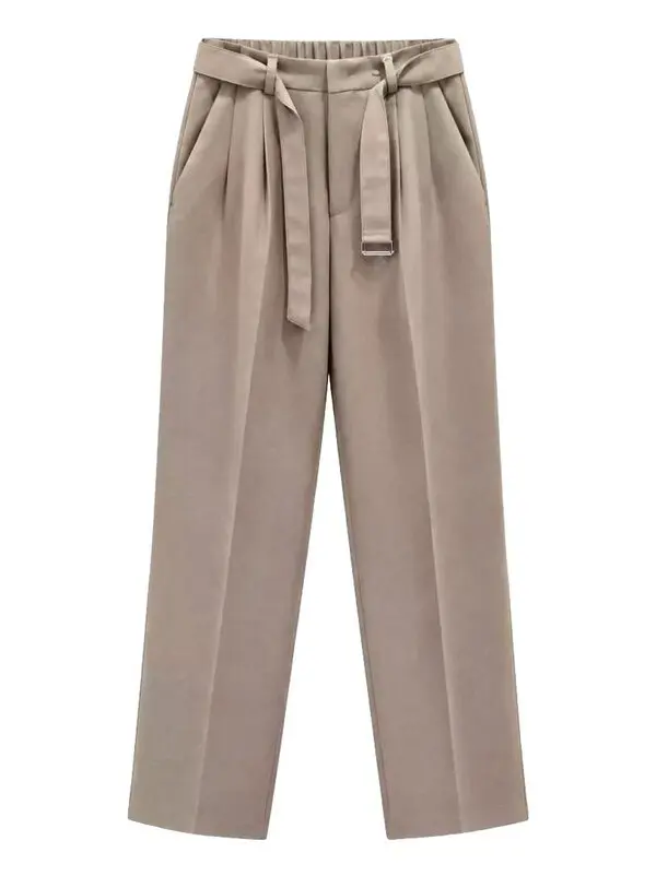 BE ABLE Hiroyuki Belted Trousers - Neutrals