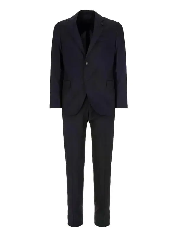 LARDINI Wool Single-breasted Suit - Blue