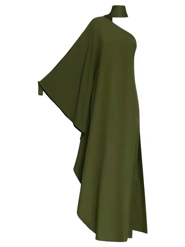 TALLER MARMO Florinda Asymmetric Maxi Dress - Green