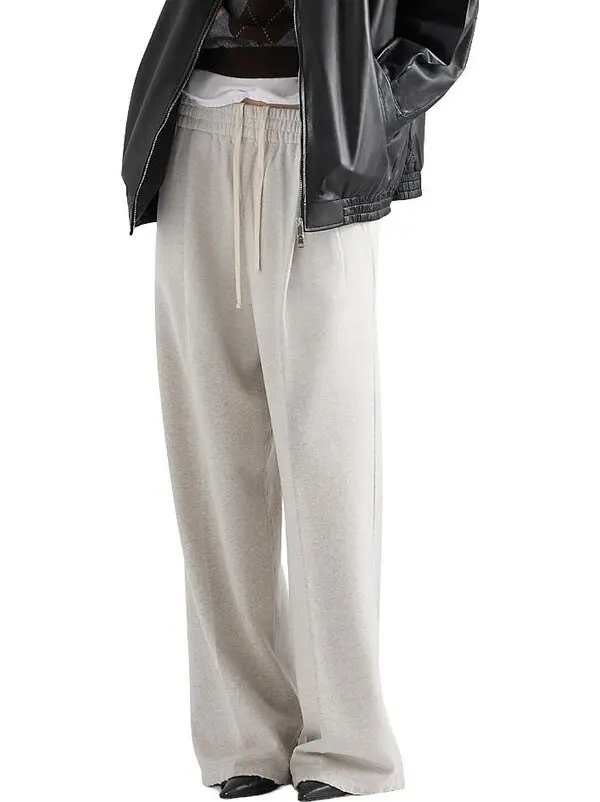Prada Cotton Fleece Pants - Grey