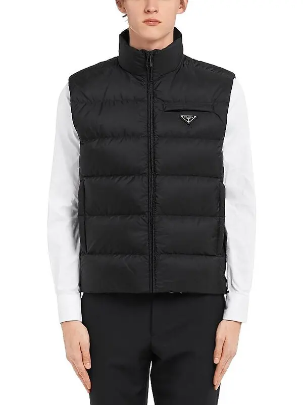 Prada Padded Re-nylon Vest - Black