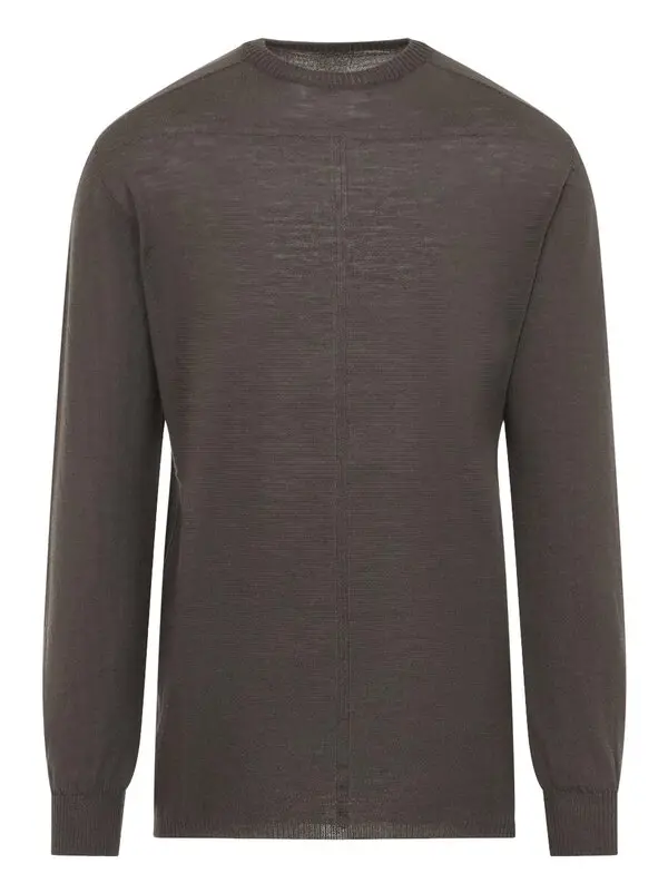 Rick Owens Oversized Wool Pullover Sweater - Grey