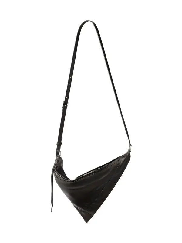 LEMAIRE Leather Pocket Scarf Handbag - Brown