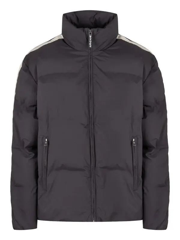 Palm Angels Track Puffer Jacket - Black-off White