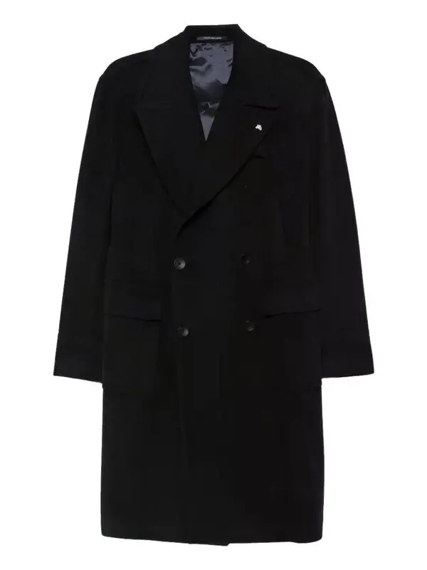 Tagliatore Double-breasted Coat - Black