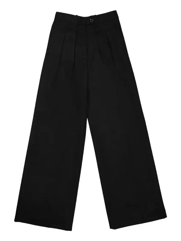 NINE:INTHE:MORNING Sandra Pleated Palazzo Pants - Black