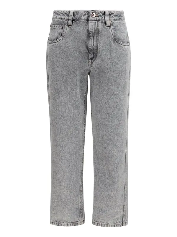 Brunello Cucinelli Denim Pants - Grey