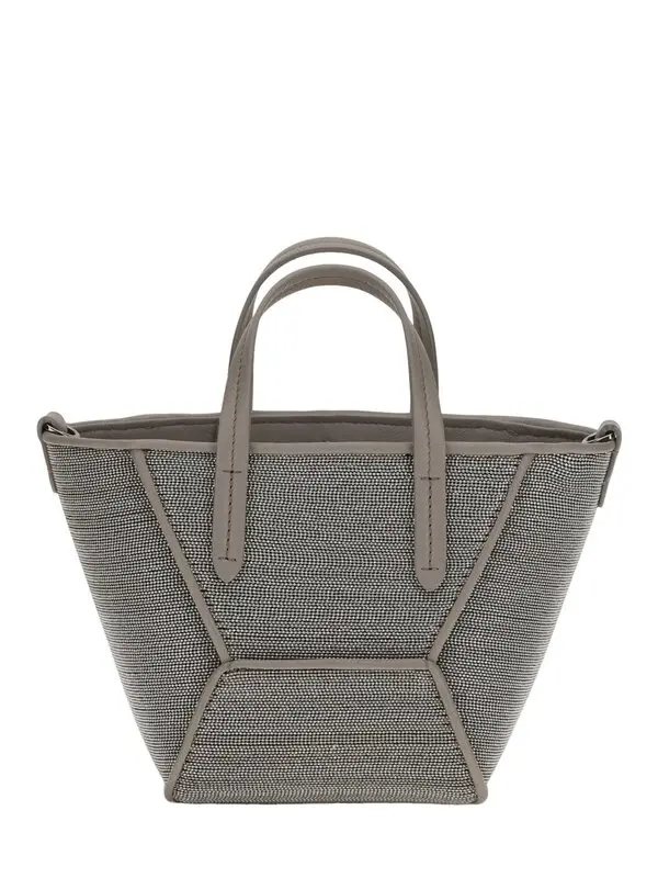 Brunello Cucinelli Bc Duo Mini Handbag - Grey