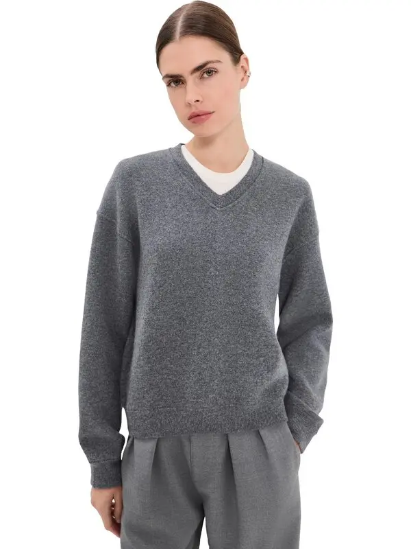 LISA YANG Cyrilla Cashmere Sweater - Graphite