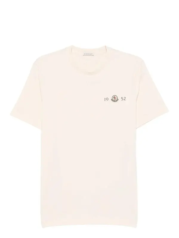 Moncler Logo Cotton T-shirt - Multicolor