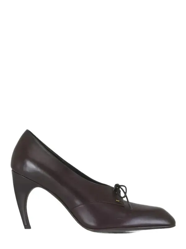 Khaite Lace-up Leather Pumps - Brown