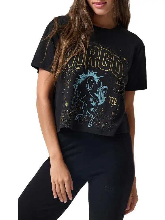 Spiritual Gangster Virgo Mercury Graphic T-shirt - Black