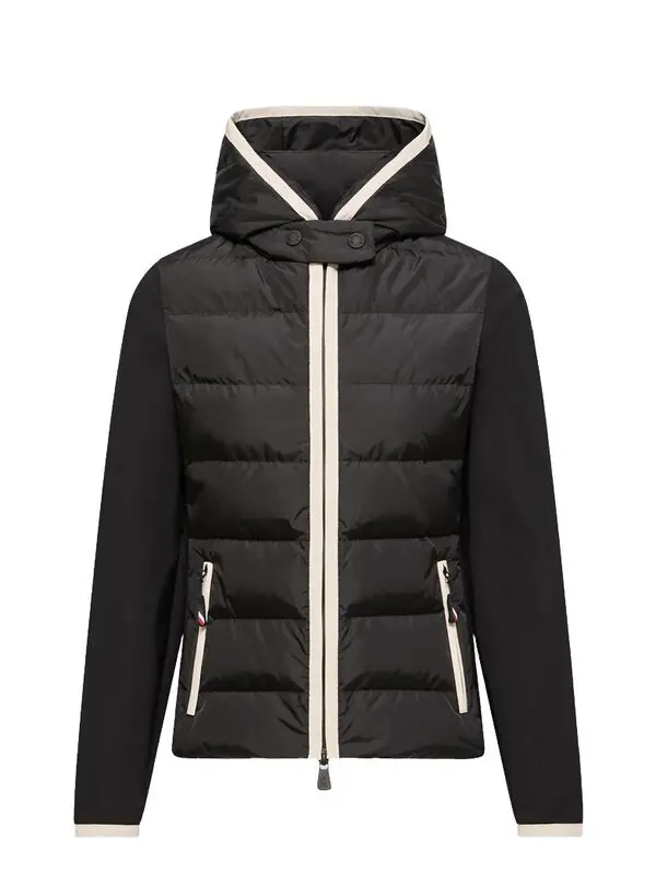 Moncler Padded Hoodie - Black