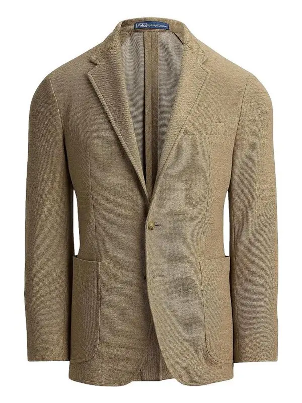 Polo Ralph Lauren Textured Linen-blend Blazer - Khaki