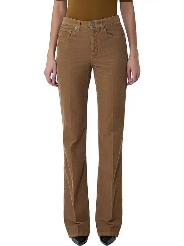 Saint Laurent Clyde Corduroy Pants - Beige