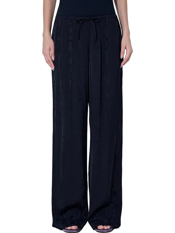 Dries Van Noten Puvis Wide-leg Satin Pants - Black