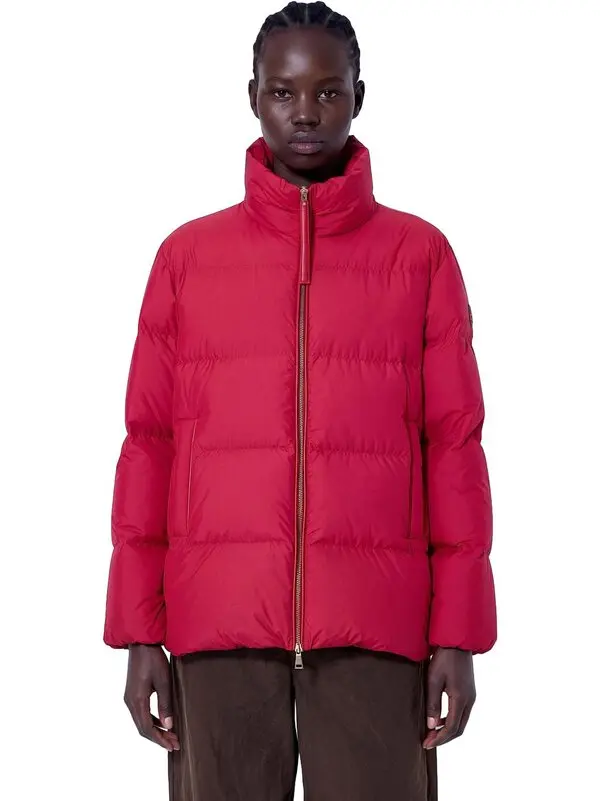 Moncler Vivantesse Short Down Jacket - Red