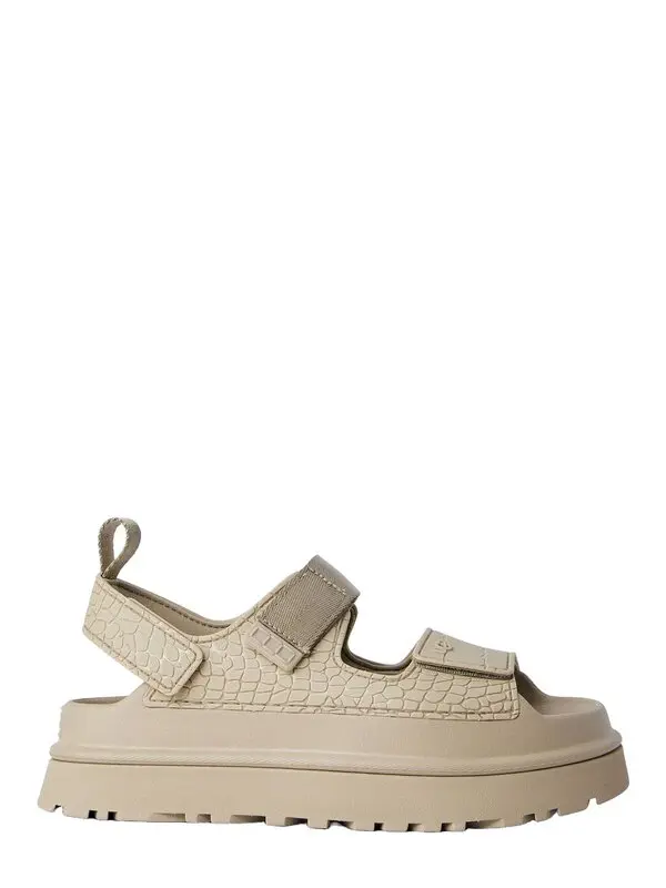 UGG W Goldenglow Embossed Sandals - Beige