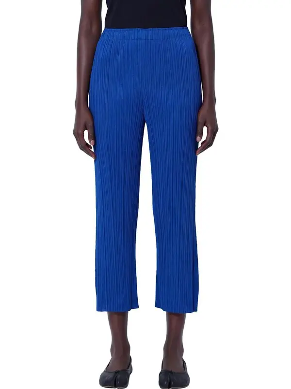Issey Miyake July Pleated Pants - Blue