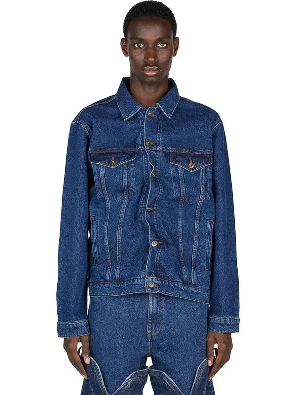 Y/project Wire Denim Jacket - Navy