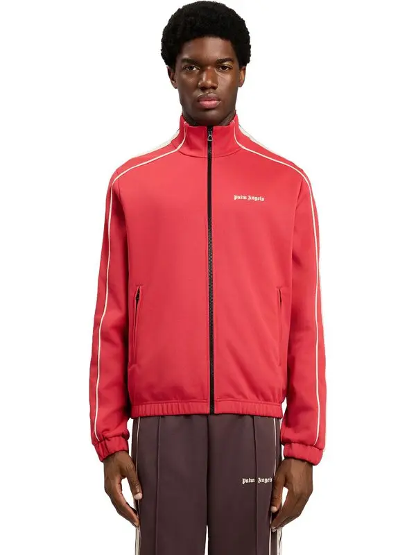 Palm Angels Classic Logo Vintage Track Jacket - Red