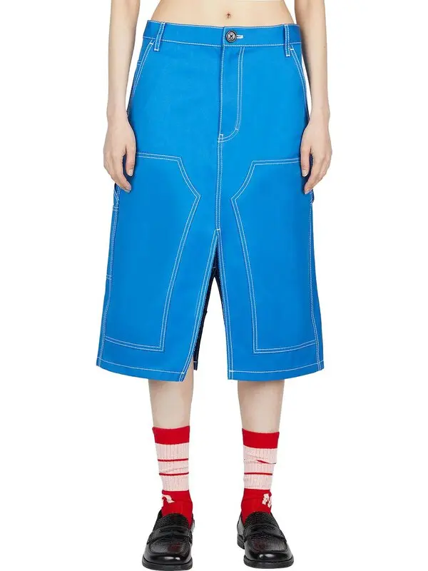 MERYLL ROGGE Workwear Skirt - Blue