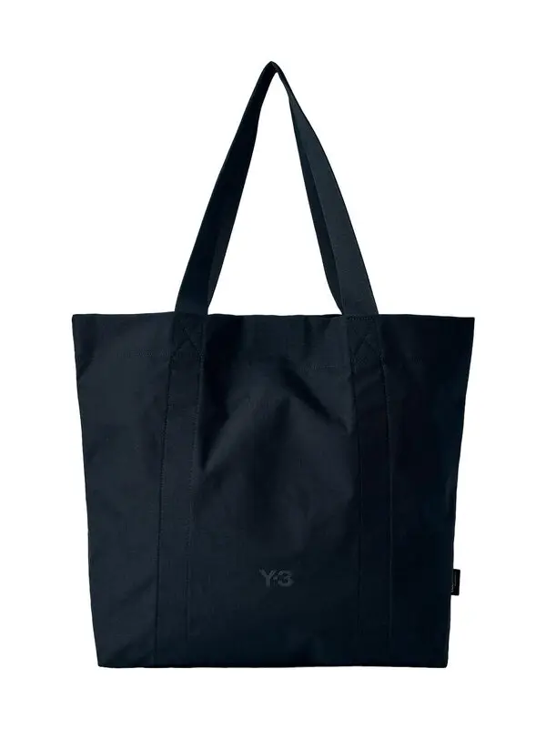 Y3 Tote Bag With Logo Detail - Black