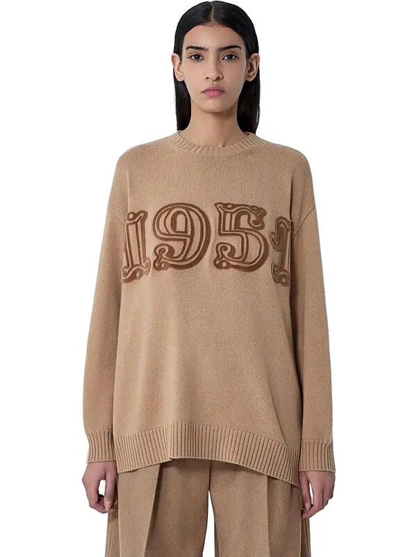 Max Mara Wool-and-cashmere-blend Sweater - Camel