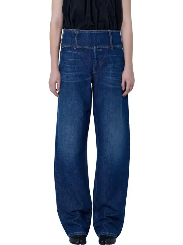 Sportmax Wide-leg Denim Jeans - Navy