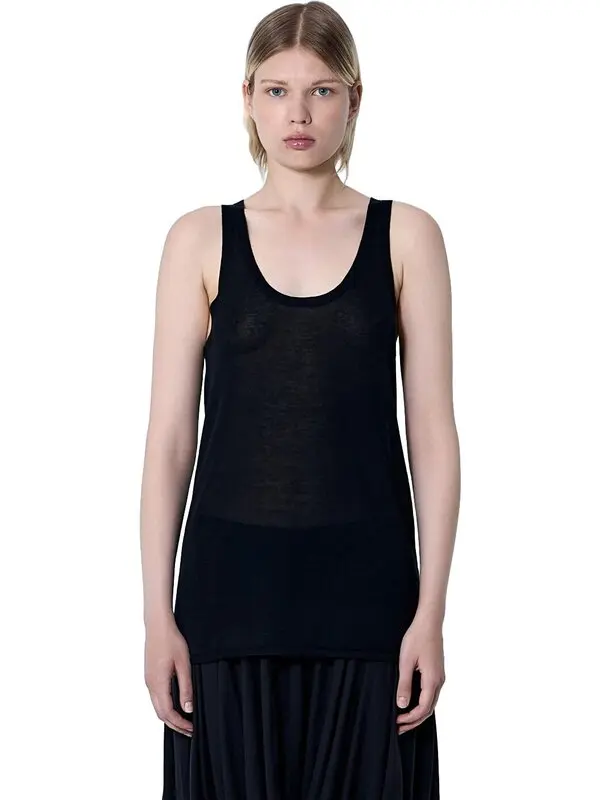 TOTEME Knit Tank Top - Black