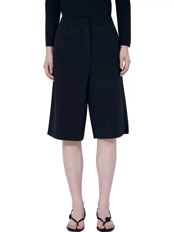 TOTEME Knit Shorts - Black