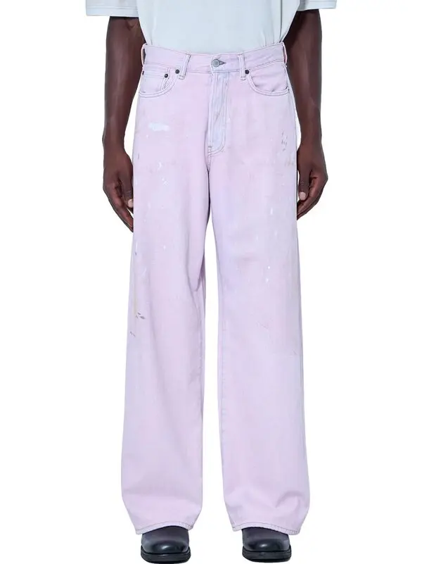 Acne Studios 1981 Loose Fit Jeans - Pink