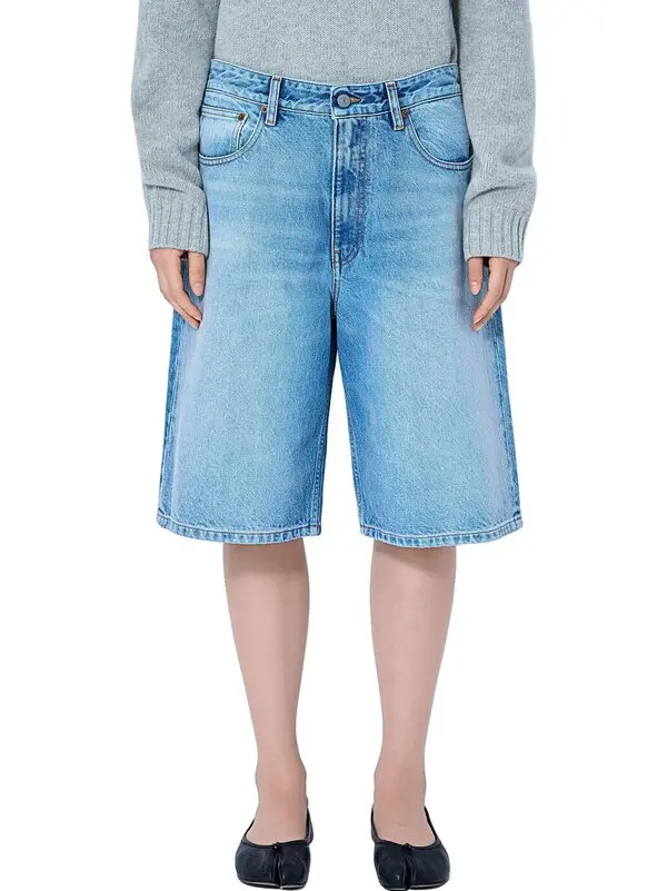 MAISON MARGIELA Denim Bermuda Shorts - Blue