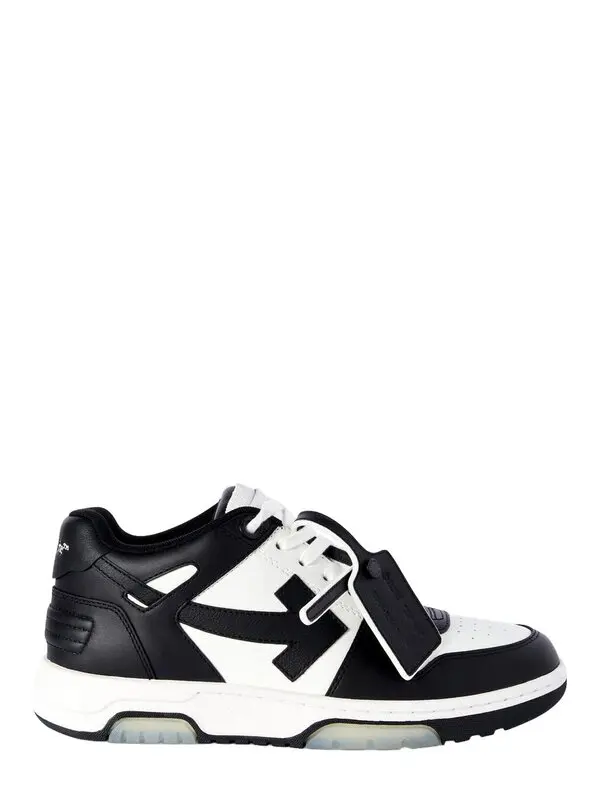 Off-White Out Of Office Calf Leather Sneakes - Black