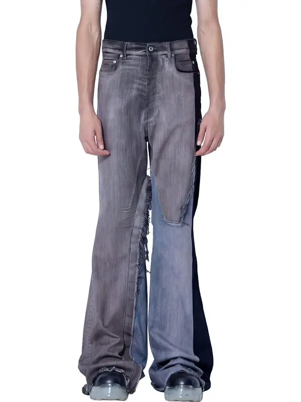 Rick Owens Bolan Denim Pants - Grey