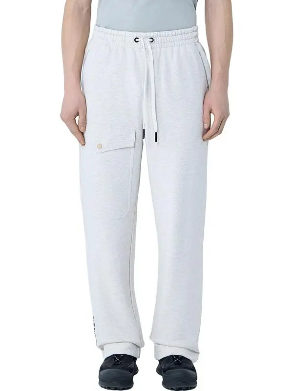 Moncler Logo Patch Track Pants - White