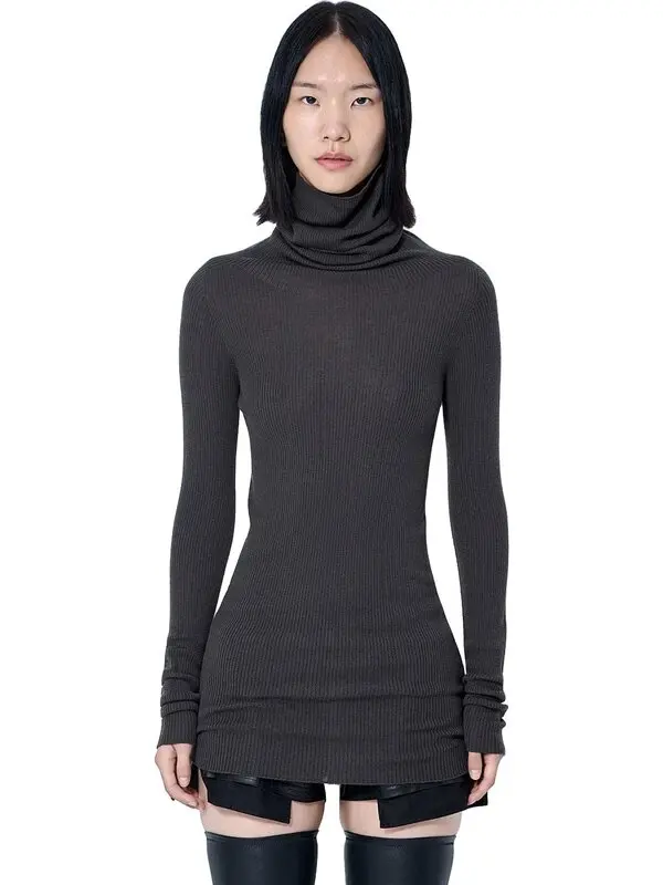 Rick Owens Ls Tube Top - Grey