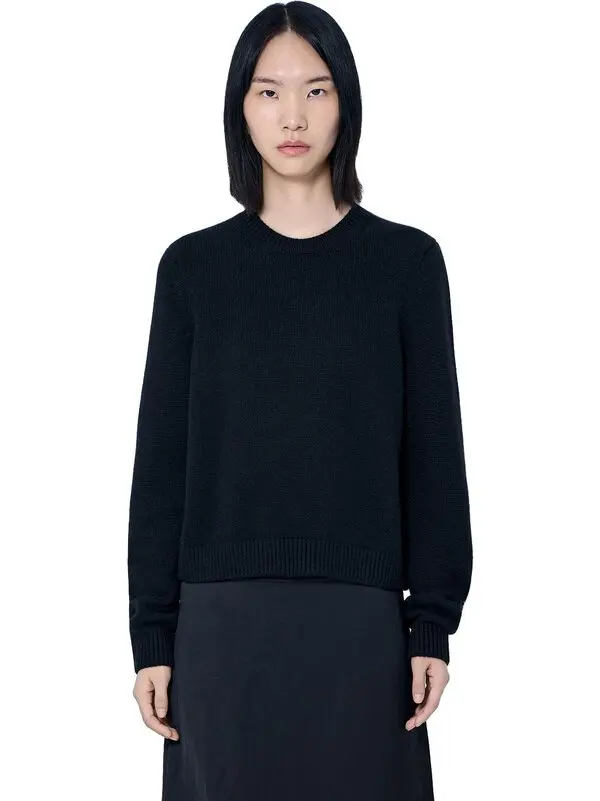 Khaite Lofty Cashmere Top - Black